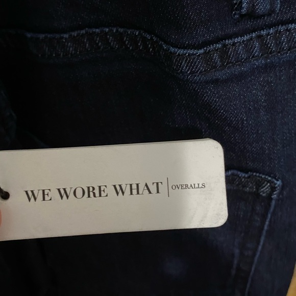 WeWoreWhat | Jeans | Nwt Weworewhat Highrise Skinny Overalls Indigo Xs ...